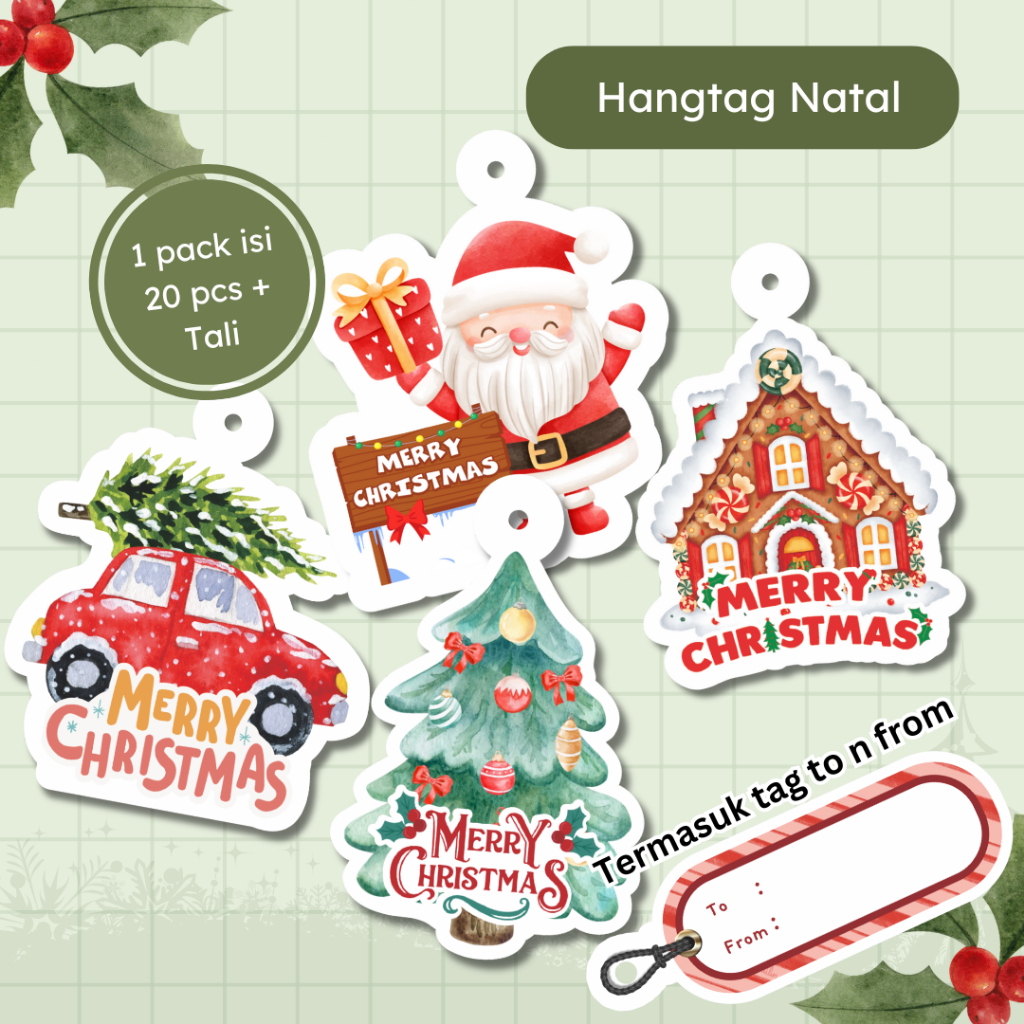 Christmas Hang Tag Merry Christmas Hang Tag Christmas Hampers Christmas ...