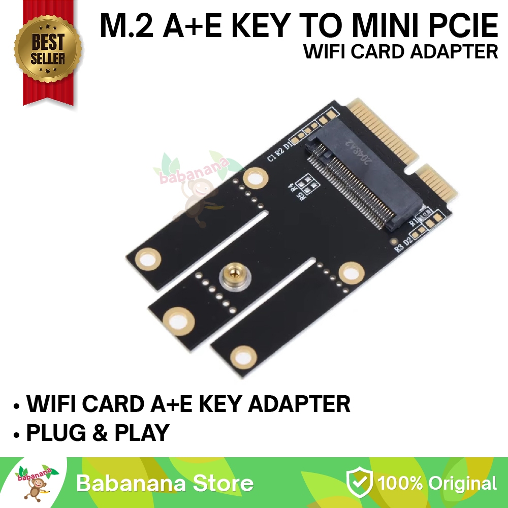 Adapter M.2 NGFF A+E KEY to Mini PCIE Wireless Card Bluetooth Converter ...