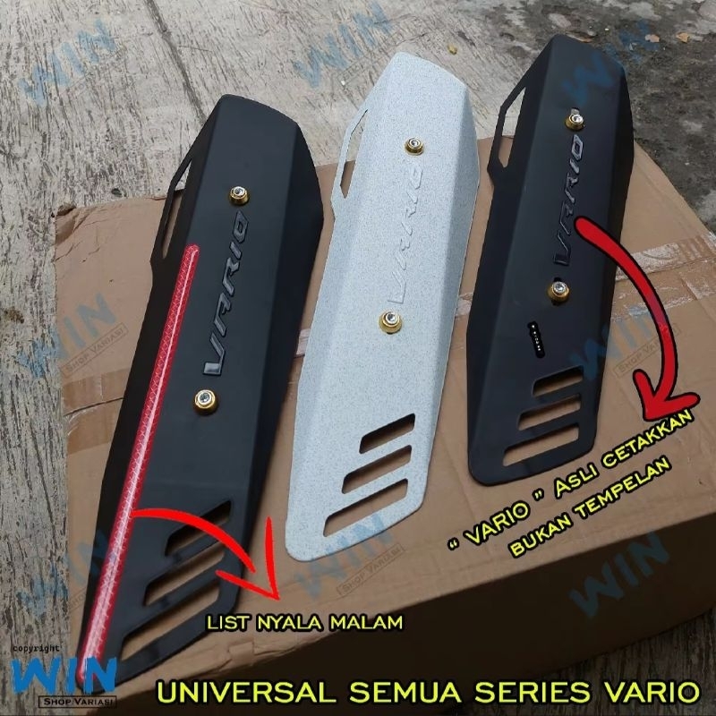 Vario 150 old exhaust shield - Vario 125 led new exhaust shield - old ...