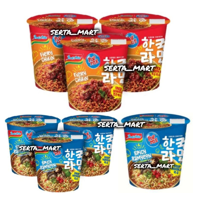 Pop Noodles Korean Spicy Ramyeon/Popmie Fiery Chikin 83gr | Shopee ...