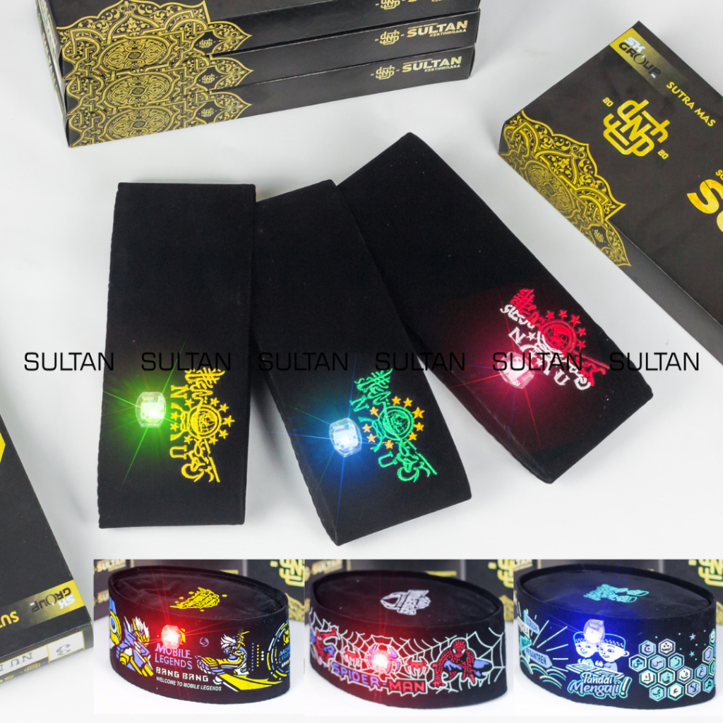 HIJAU PUTIH MERAH Peci Songkok Embroidery NU LOGO Red White Green Gold ...