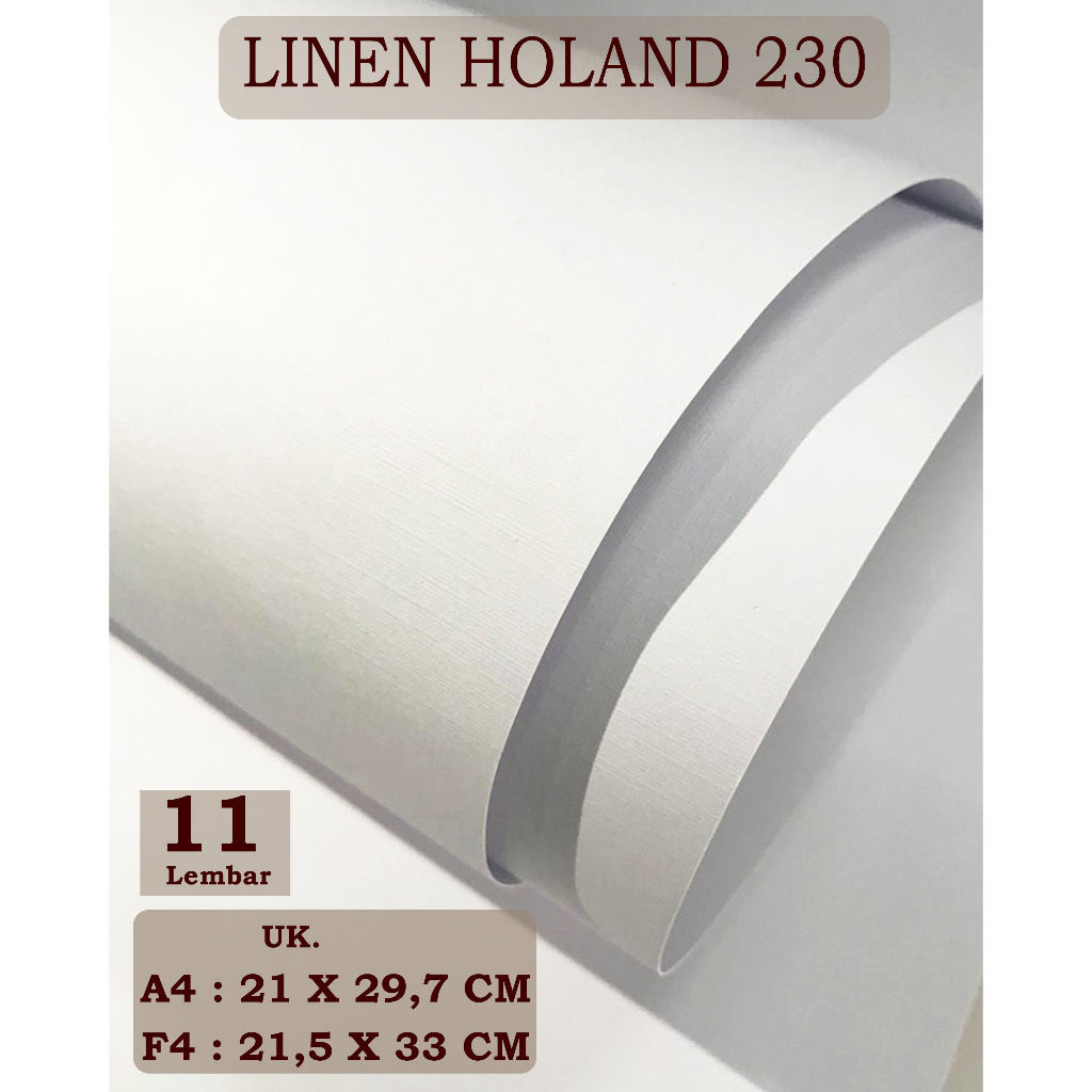 PUTIH 230 GSM WHITE HOLAND LINEN PAPER / A4 / F4 SIZE CERTIFICATE PAPER ...