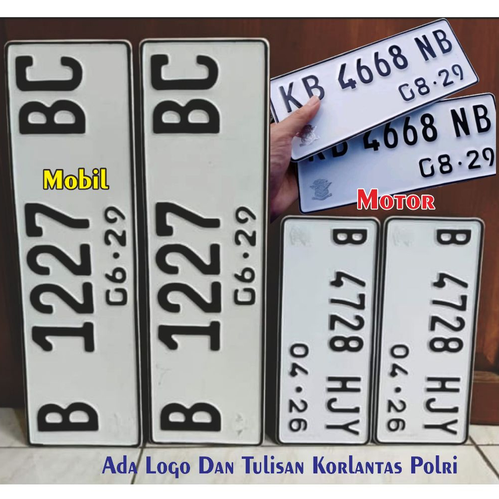Number Plate Number Of Car And Motorcycle fon new And Old fon | Shopee ...