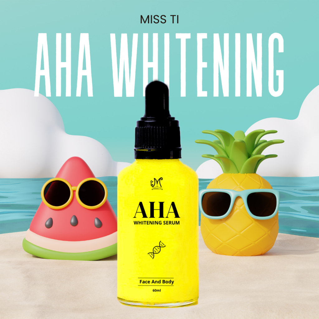 Miss Ti - AHA Whitening Body serum BPOM 60ml skin Whitening serum ...