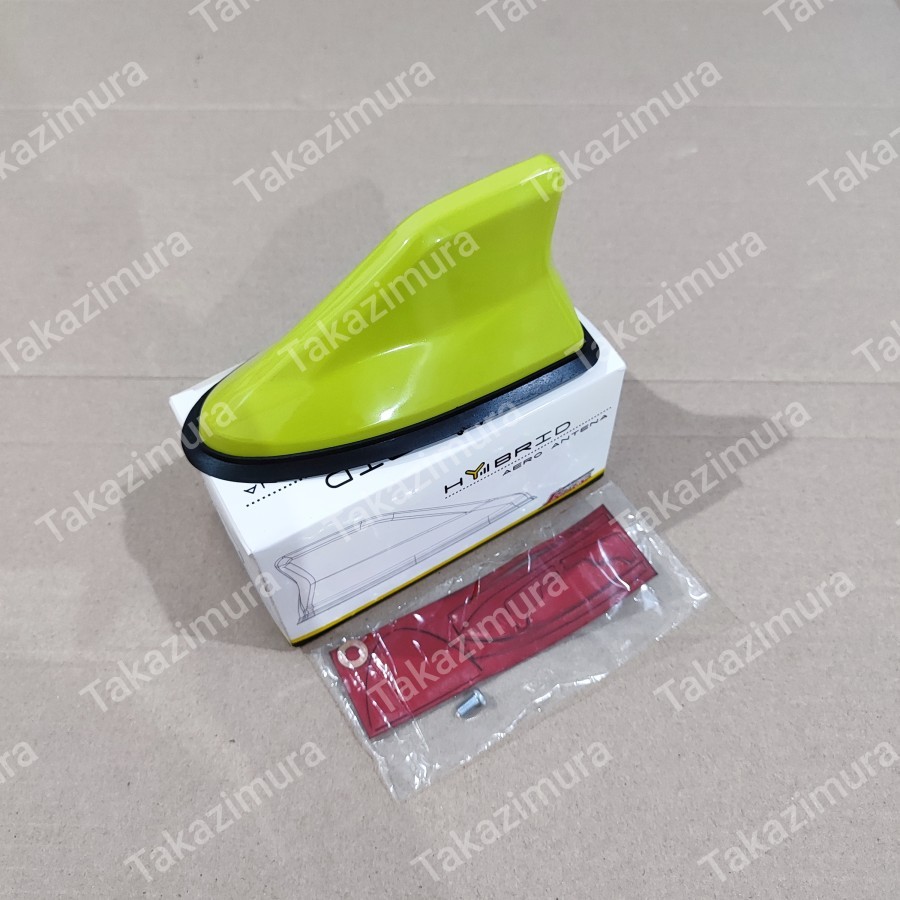 Antenna shark fin shark fin shark fin electric lime Car honda all new ...