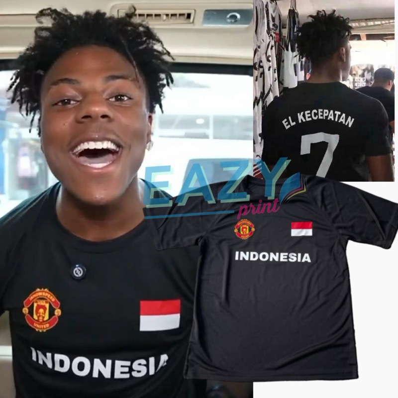 Ishowspeed KAOS IN INDONESIA YOUTUBER TSHIRT I SHOW SPEED VIRAL ...