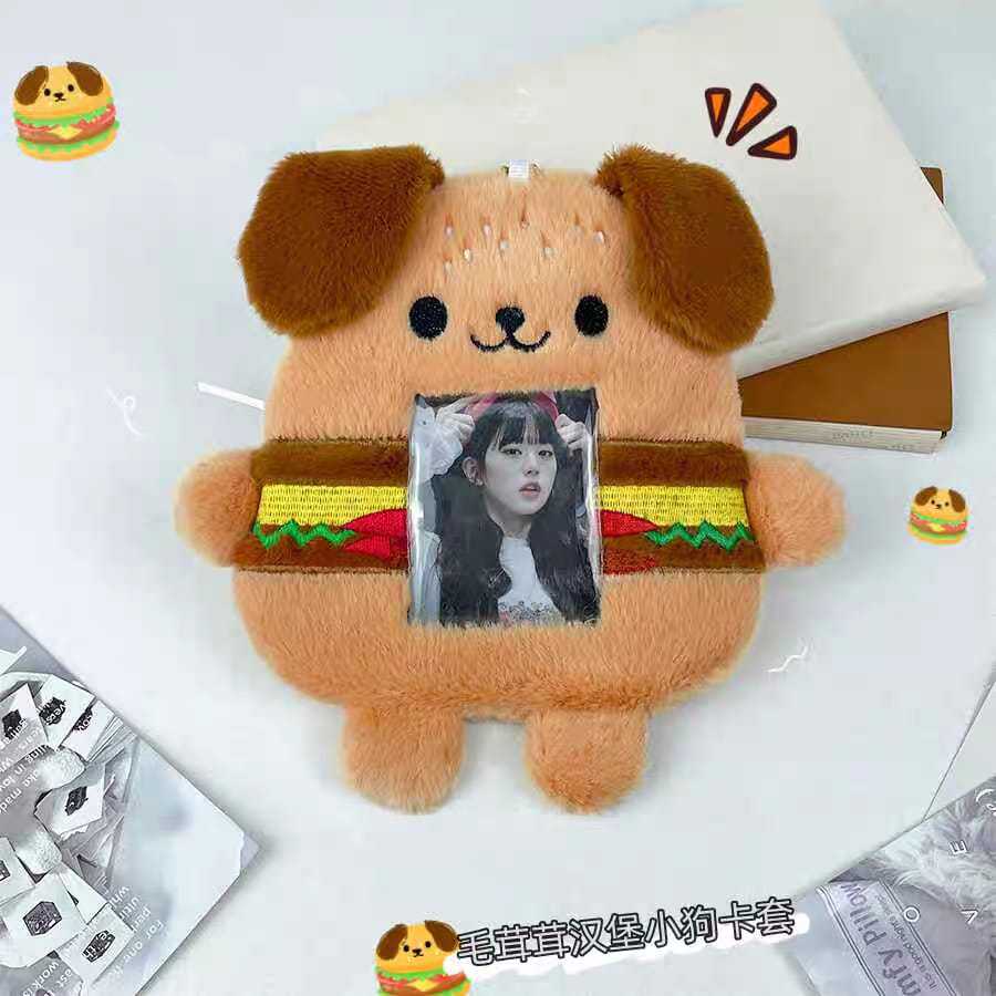 GANTUNGAN [STL] 18*18cm | Fluffy Burger Puppy Cardholder Photo Card ...
