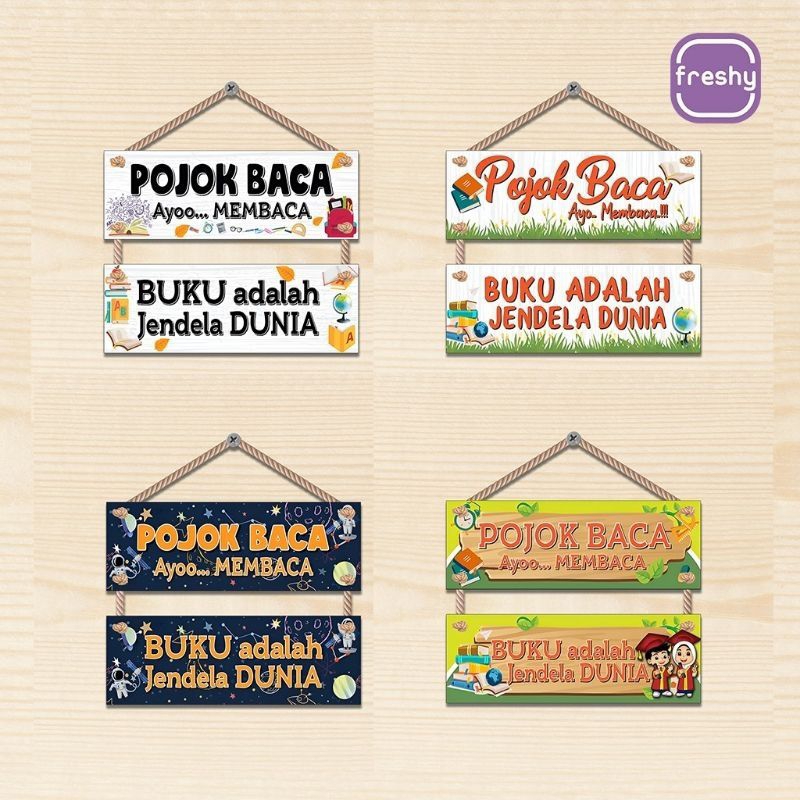 Reading Corner 2 Layers Classroom School Door Rope Hanging Wall Display ...