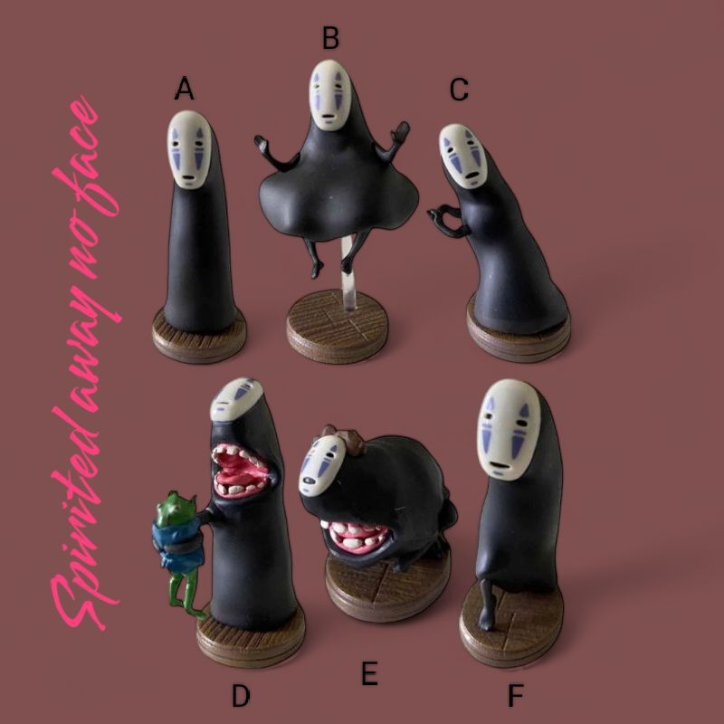 Ghibli Kaonashi spirited away studio Figure no face | Shopee Philippines