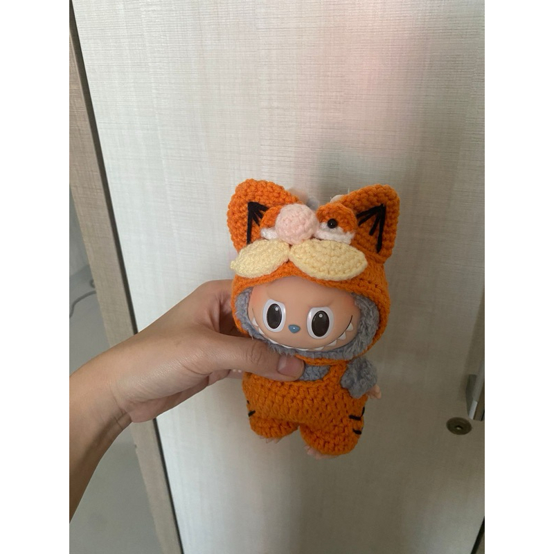 Rare garfield cat orange orange orange limited baju cat labubu Doll ...