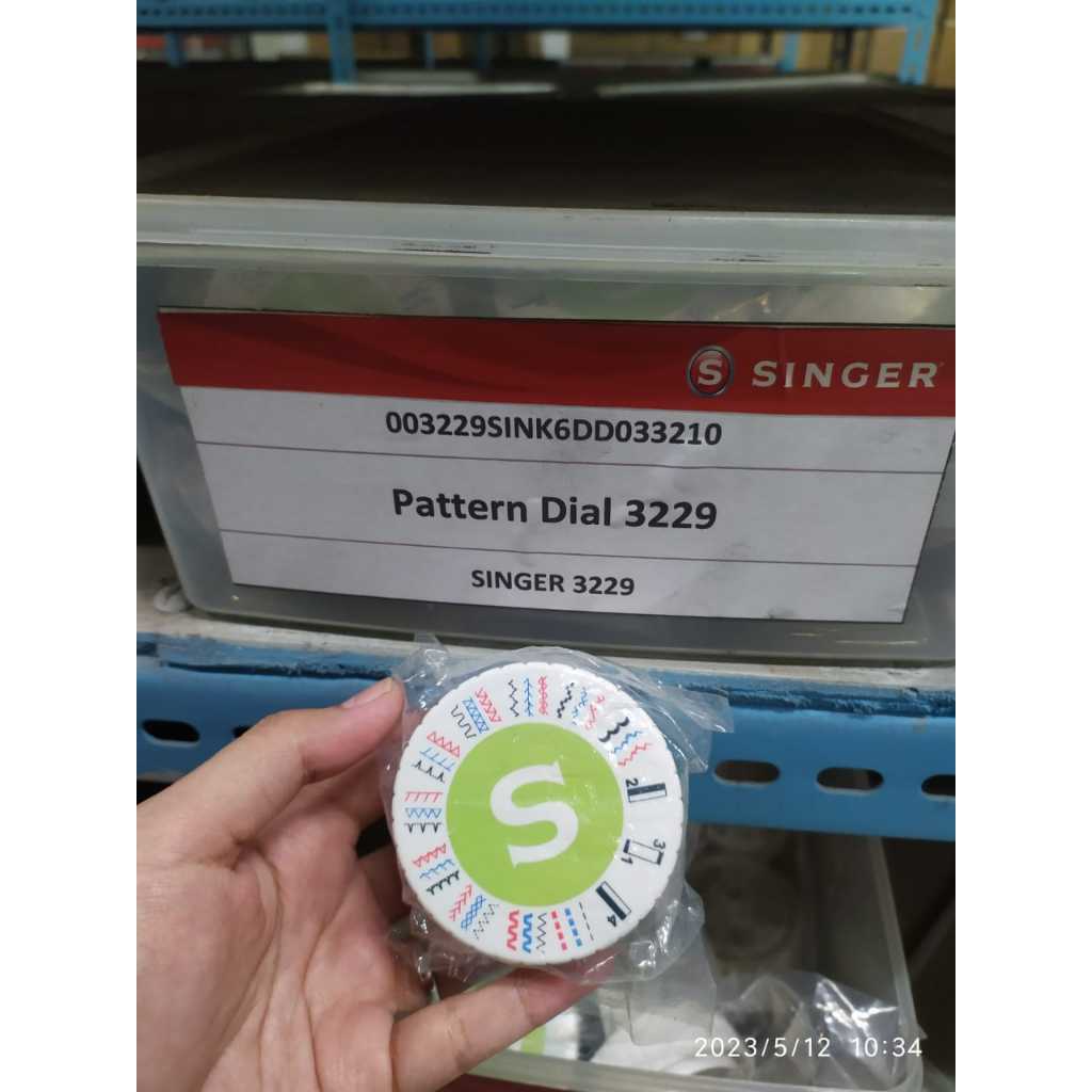 MESIN Model Rotation Singer Portable Sewing Machine Dial Pattern/ 3229 ...