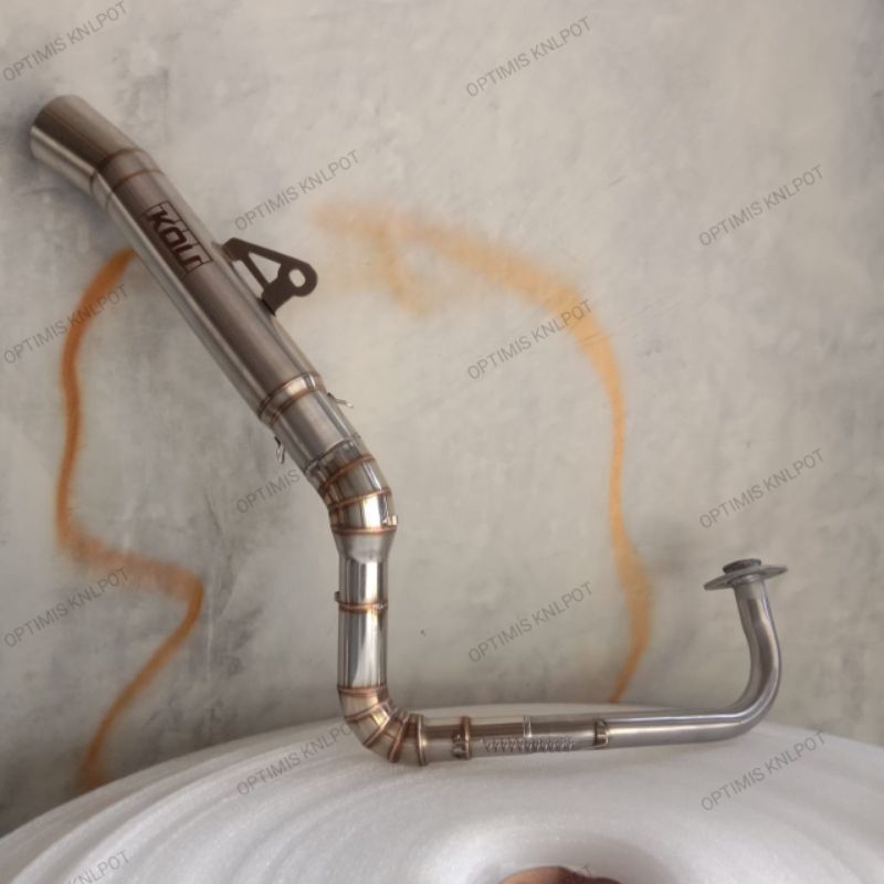 (highmount) Kou super open pipe Mio i 125 Honda click 125 Nmax V2 Mio ...