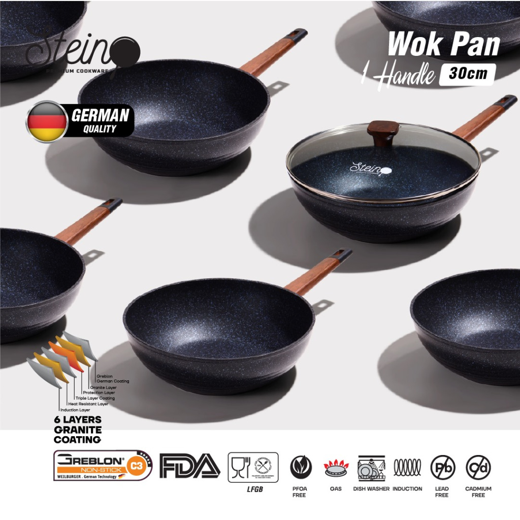 Nylon] Stein Onyx Wok 30cm Crock Pot 30cm | Shopee Philippines