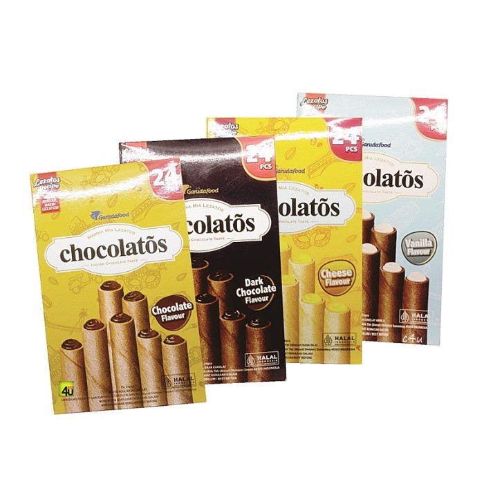 Chocolatos Wafer Stick 1000 Box Contains 24 pcs | Shopee Philippines