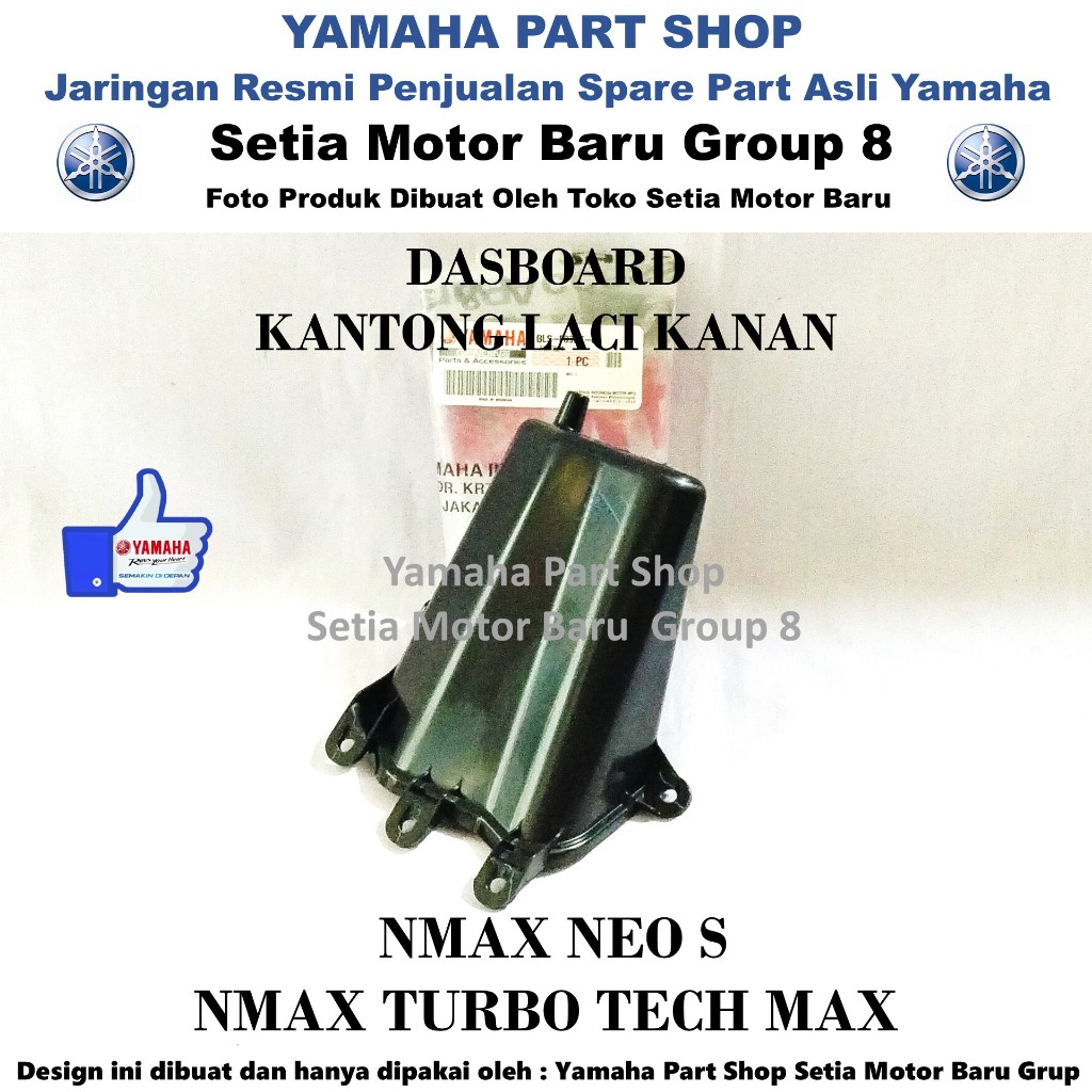 Nmax N Max New Neo S Turbo Tech Max Dashboard Right Drawer Pockets ...