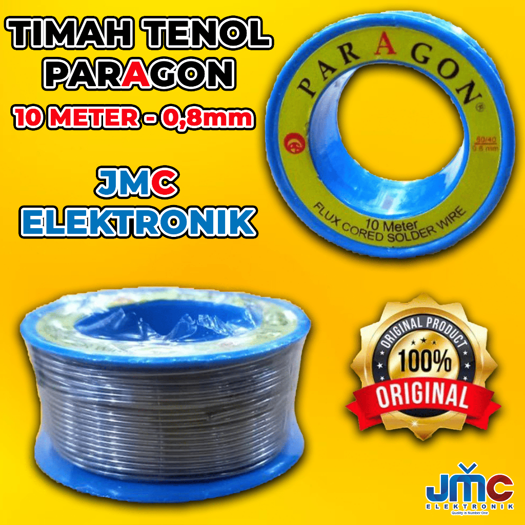 PARAGON SOLDER TENOL TIN 10M TINOL SOLDERING PATI WIRE BRAND PARAGON ...