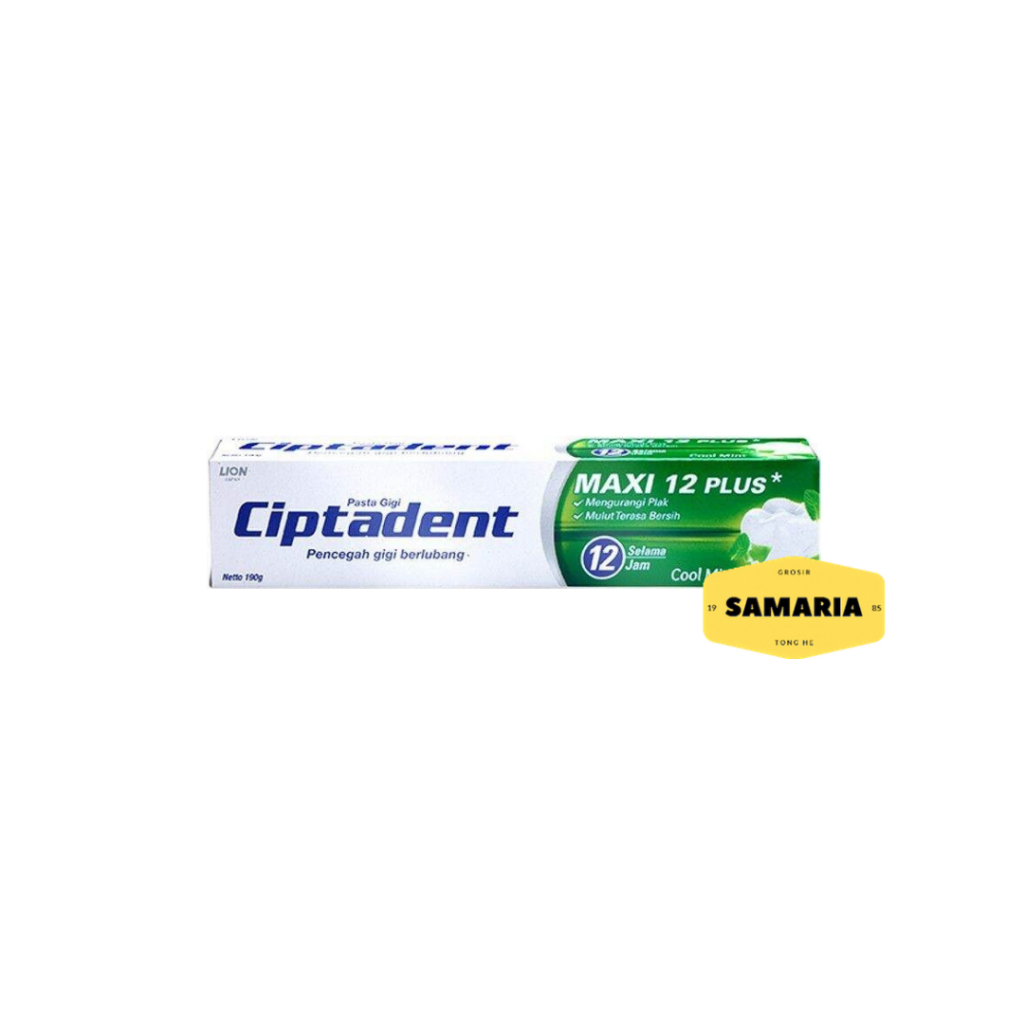 Ciptadent Cool Mint Toothpaste Jumbo Packaging 190 Grams | Shopee ...