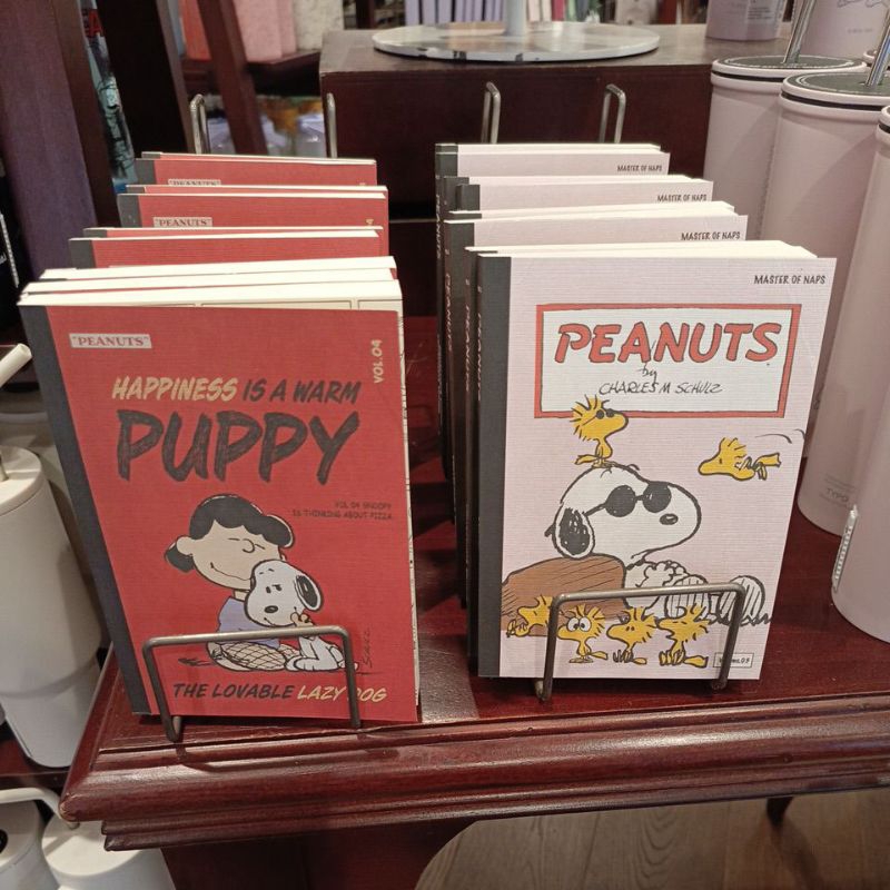 Typo The Peanuts Snoopy A5 Fabric Spine Notebook Notebook Notebook Line ...