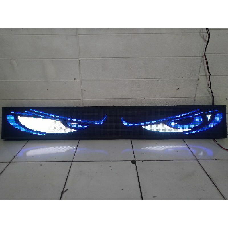 MATA Running text 130cm led eye lights running text special car 12/24v ...