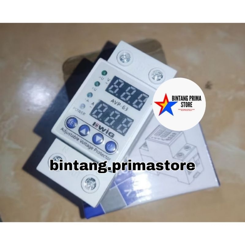 Digital Voltage Protector AVP 63A / VA Protector 220/230VAC Din Rail ...