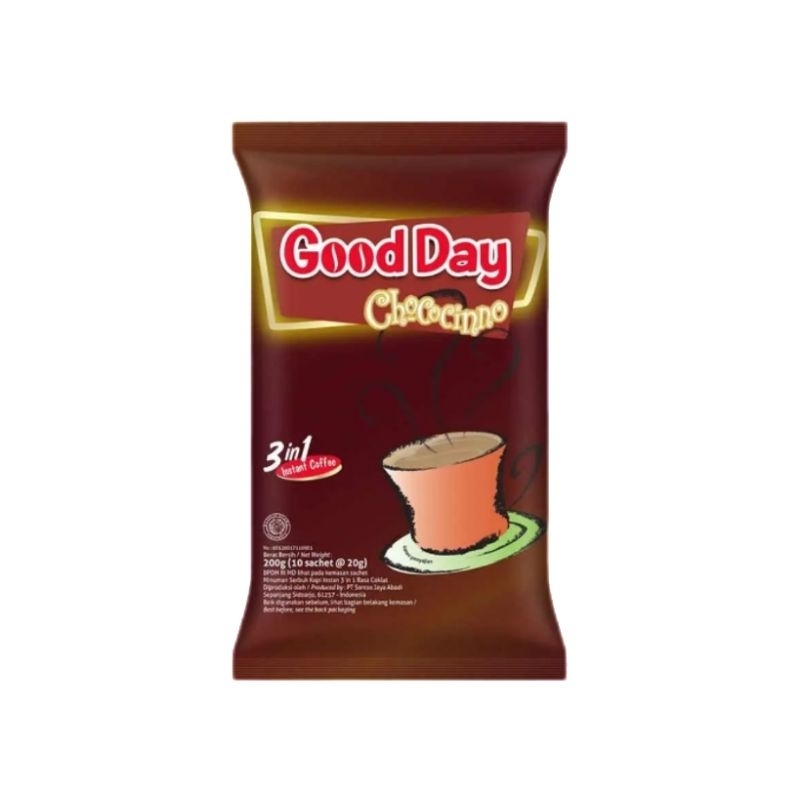 Good Day Instant Coffee 3 In 1 Chococinno 10X20g | Shopee Philippines
