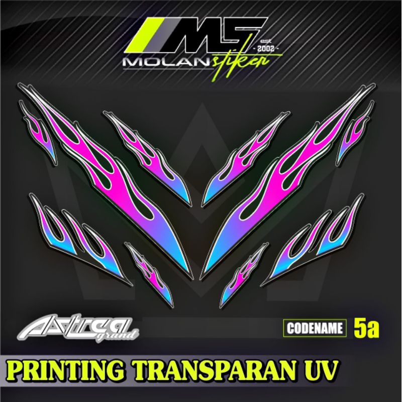 UNGU Decal Sticker Striping Transparent Variations Uv Astrea Grand Api ...