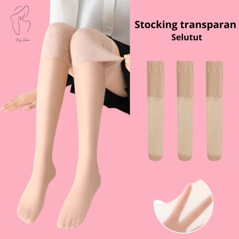 Neiyifashion S01 Viral Knee-Length Transparent Stockings Solution to ...