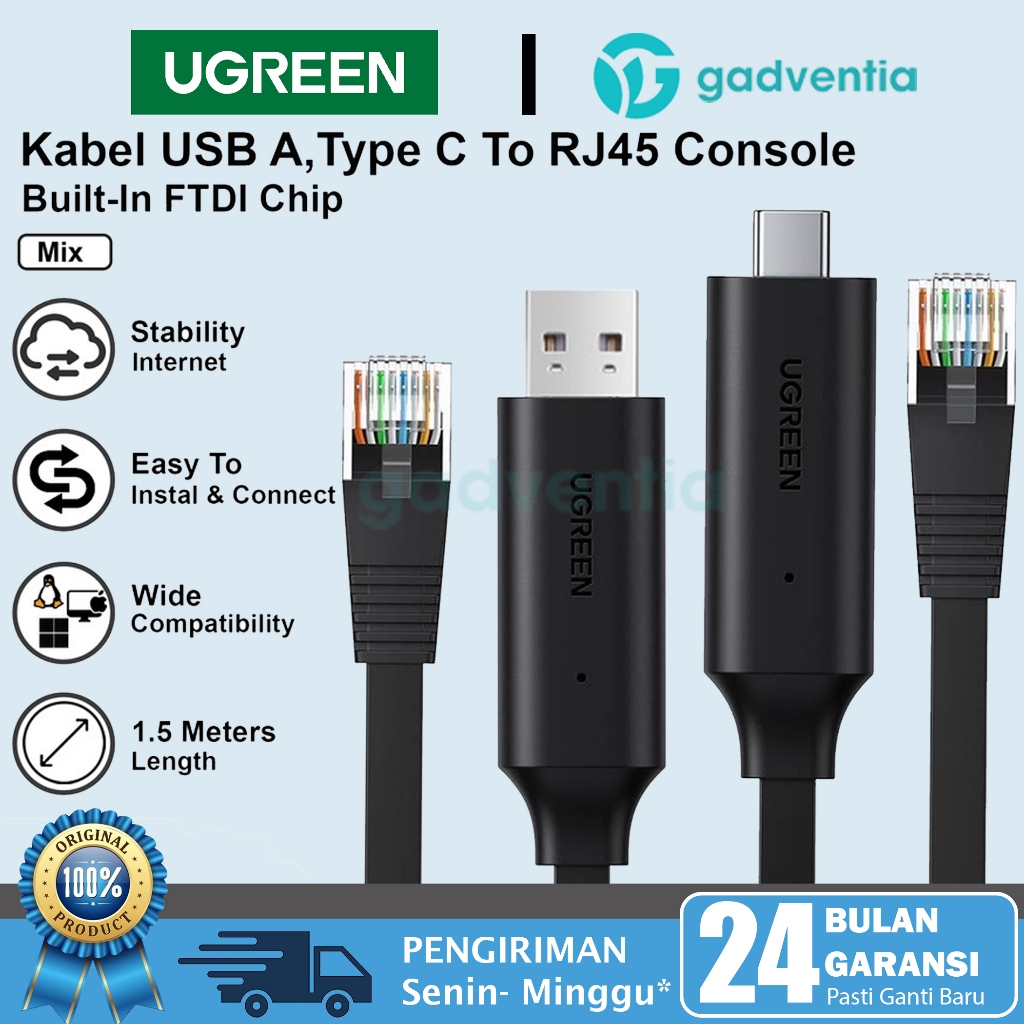 Ugreen Cable Console USB 2.0 To LAN Ethernet Internet Modem RJ45 For ...