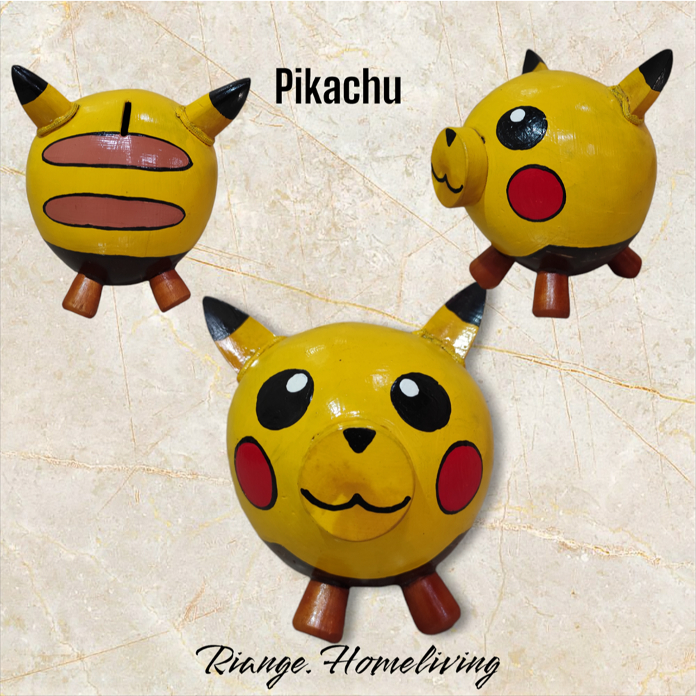 Coconut SHELL PIGGY BANK/COCONUT PIGGY BANK/COCONUT BATOK PIGGY CARTOON ...