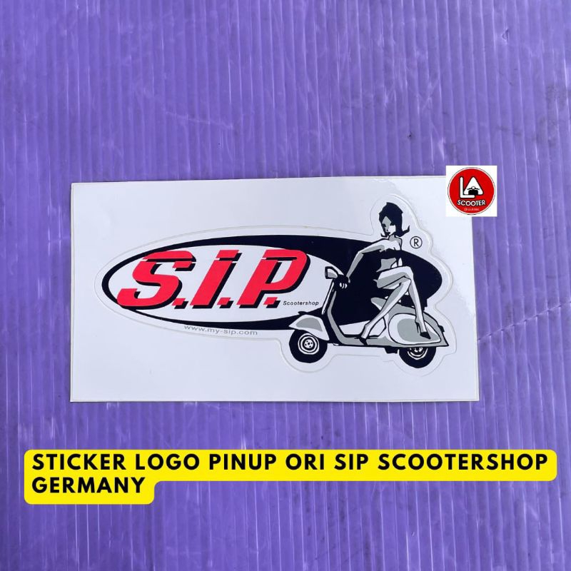 Pinup Logo Sticker ORI SIP Scootershop Germany | Shopee Philippines