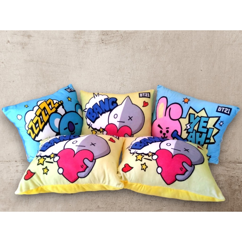 Bt21 Character Pillow Comfortable Hug | Shopee Philippines