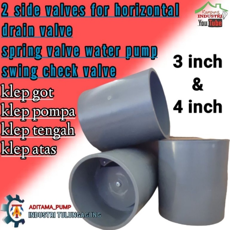 Tusen pvc valve 3 inch 4 inch horizontal sewer valve top valve middle ...