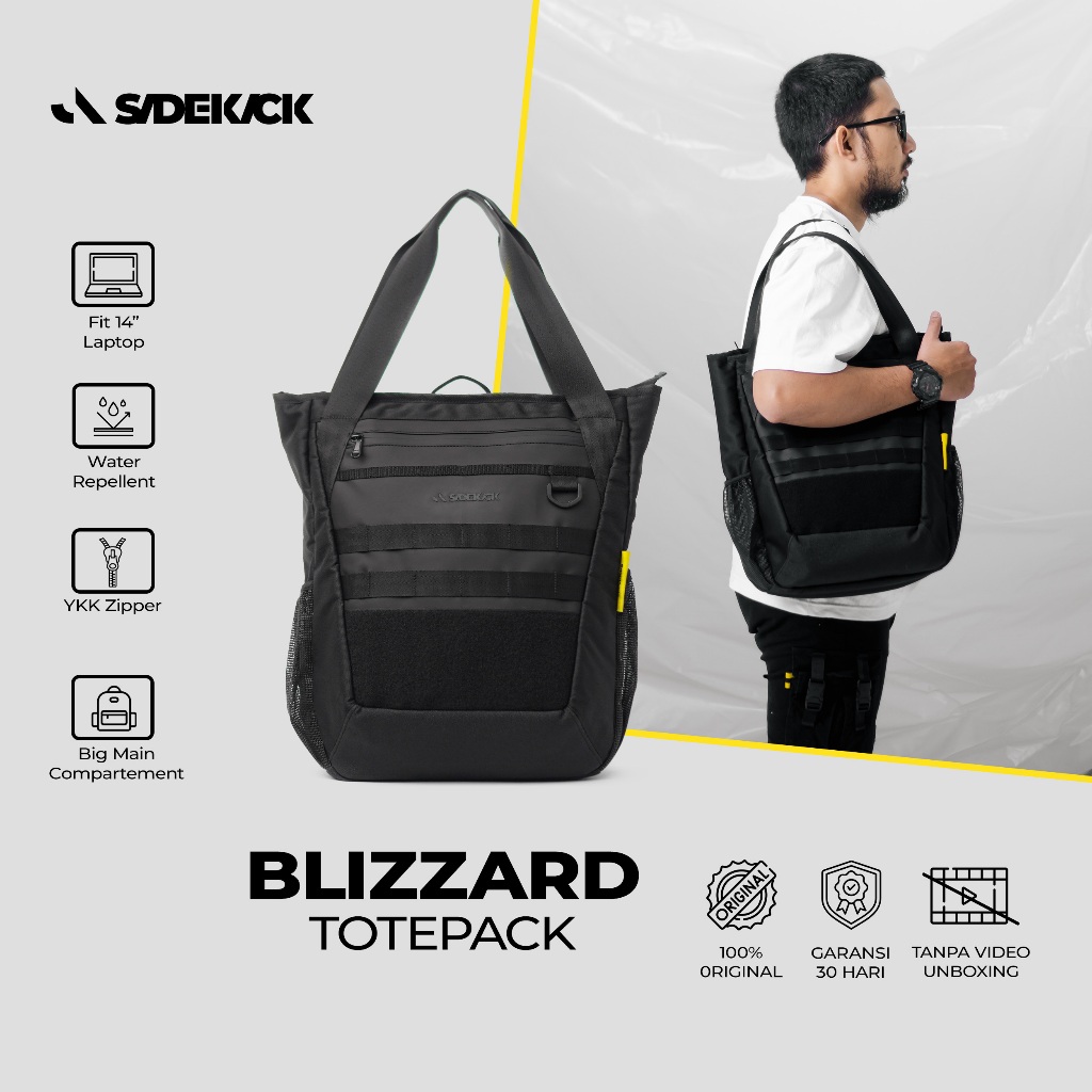 Sidekick Project BLIZZARD - Totebag - Backpack | Shopee Philippines