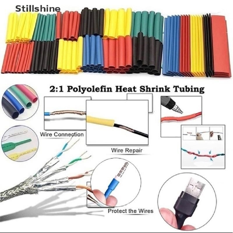 Burn Insulation / Heat Shrink Burn Cable 164 Pcs Cable Connector ...