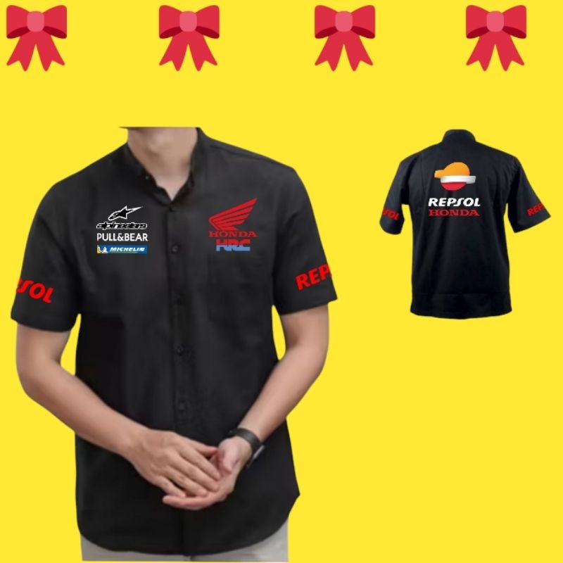Motogp Automotive Uniform with DTF Screen Printing Motif / Men's and ...