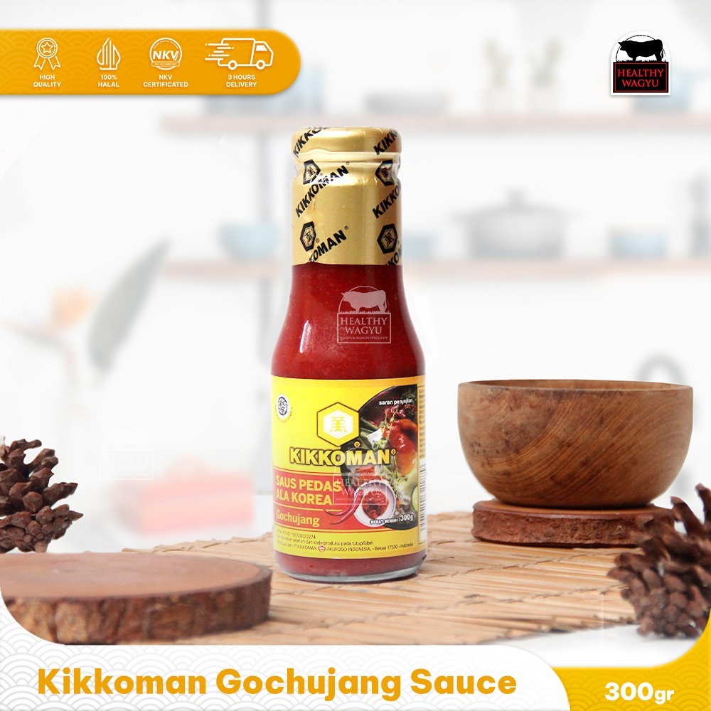Kikkoman Gochujang Sauce | Halal Korean Style Spicy Sauce 300 gr ...