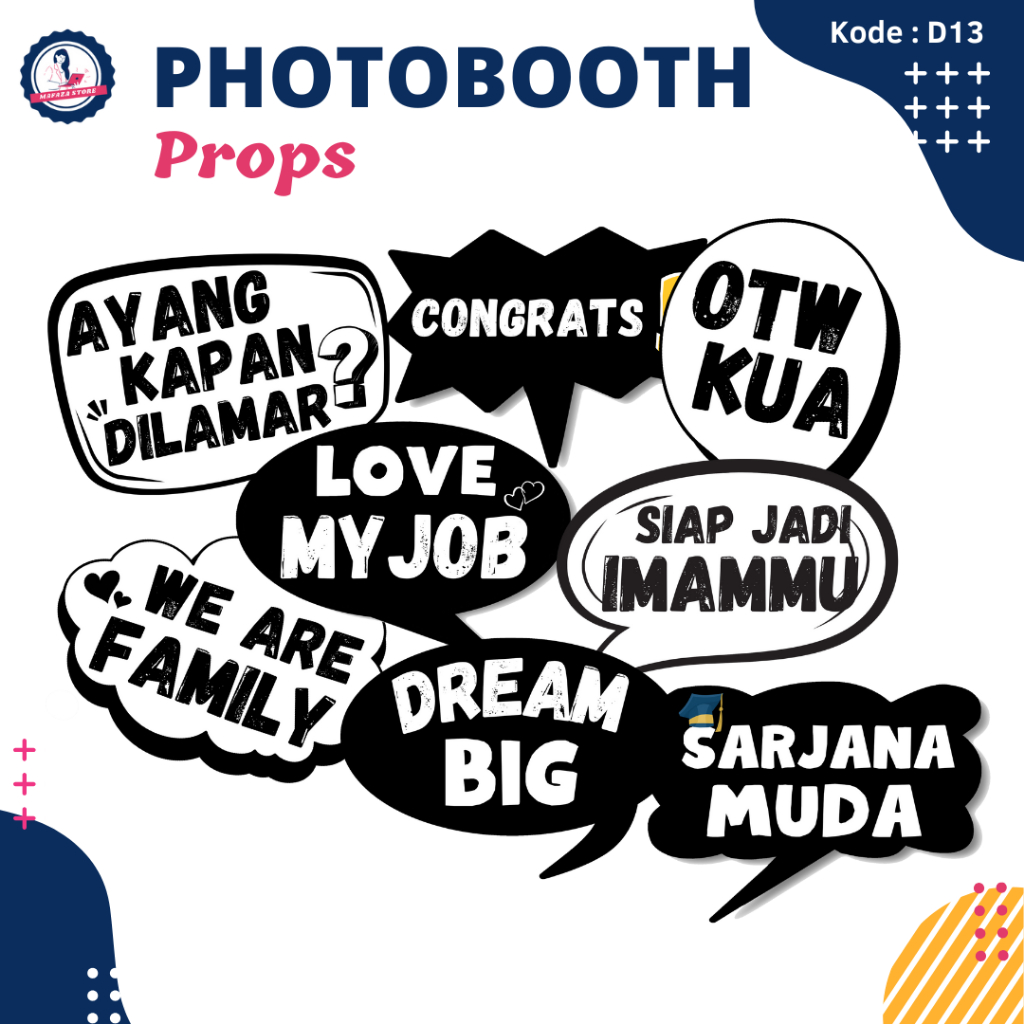 (content Of 8) photo booth props / Party supplies / Photobooth ...