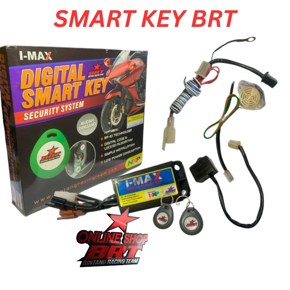 SMART KEY SMARTKEY ANTI-THEFT DIGITAL MOTORCYCLE ALARM BRT NMAX OLD ...