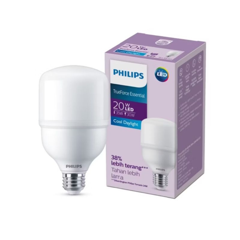 Philips TForce essential lamp 20W Trueforce essential 20 Watt capsule tube original Philips LED ...