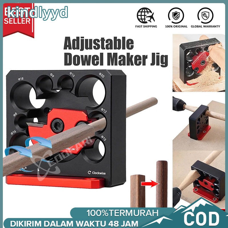 [Kindlyyd]8mm-20mm Jig Maker Dowel Chisel with Carbide Chisel Addition ...