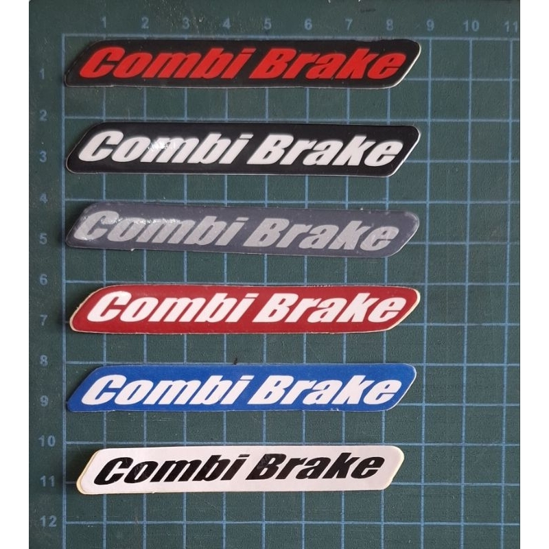 Combi BRAKE motorbike body Sticker / Striping / trim 9 cm 1 pcs ...