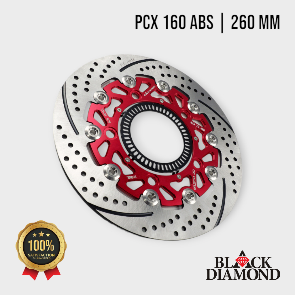 Black Diamond - Disc Brake 260 for PCX 160 ABS Twotone Front Disc Plate ...