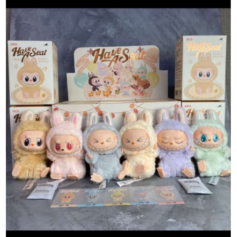 The Monster Labubu V2 POPMART Doll/Have A Seat Labubu V2 / Labubu Can ...