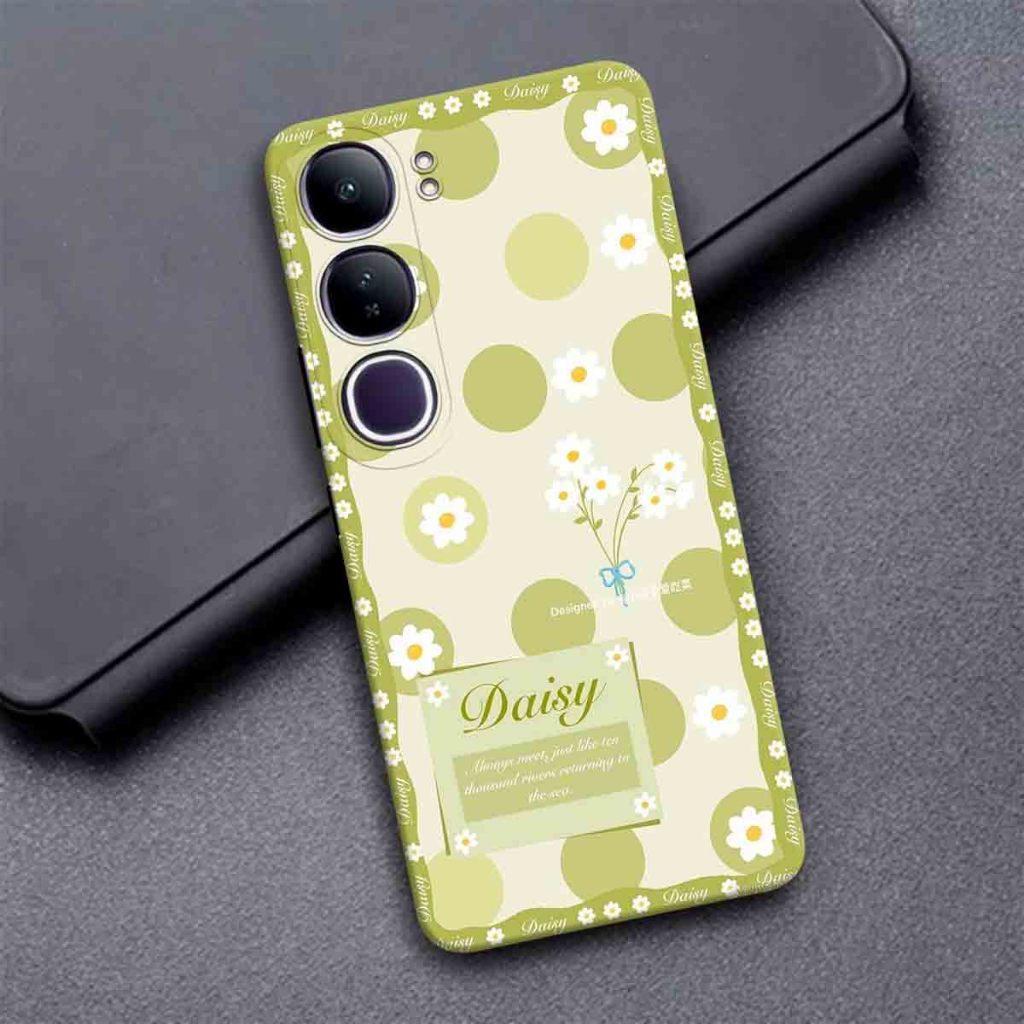 Softcase VIVO V40 LITE Cute Flower Motif Tpu Silicone Casing Phone Case ...