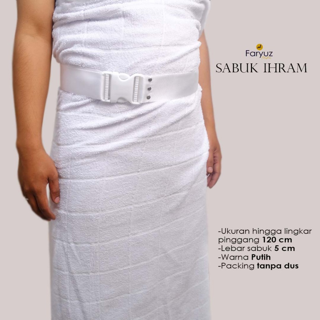 PUTIH Ihram Belt Hajj Umrah Belt Adult And Adult Premium Ihrom Umrah ...