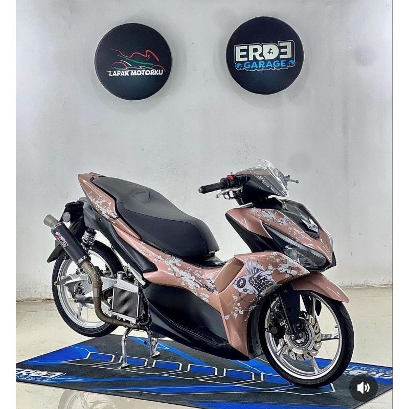 AEROX ALL NEW TRANSPARENT STRIPING ARAI KOI DESIGN | Shopee Philippines