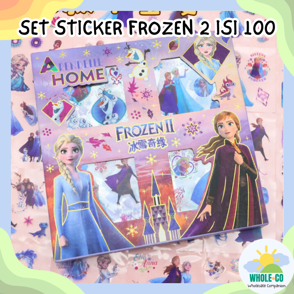 Frozen Sticker Set 2 Contents of 100 Premium Waterproof Aesthetic ...