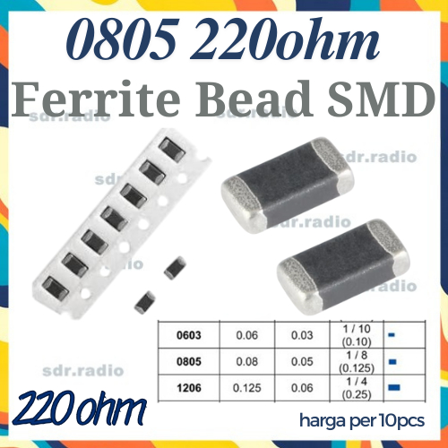 10pcs Ferrite Bead 220ohm SMD Ferrite Bead 220ohm SMD | Shopee Philippines