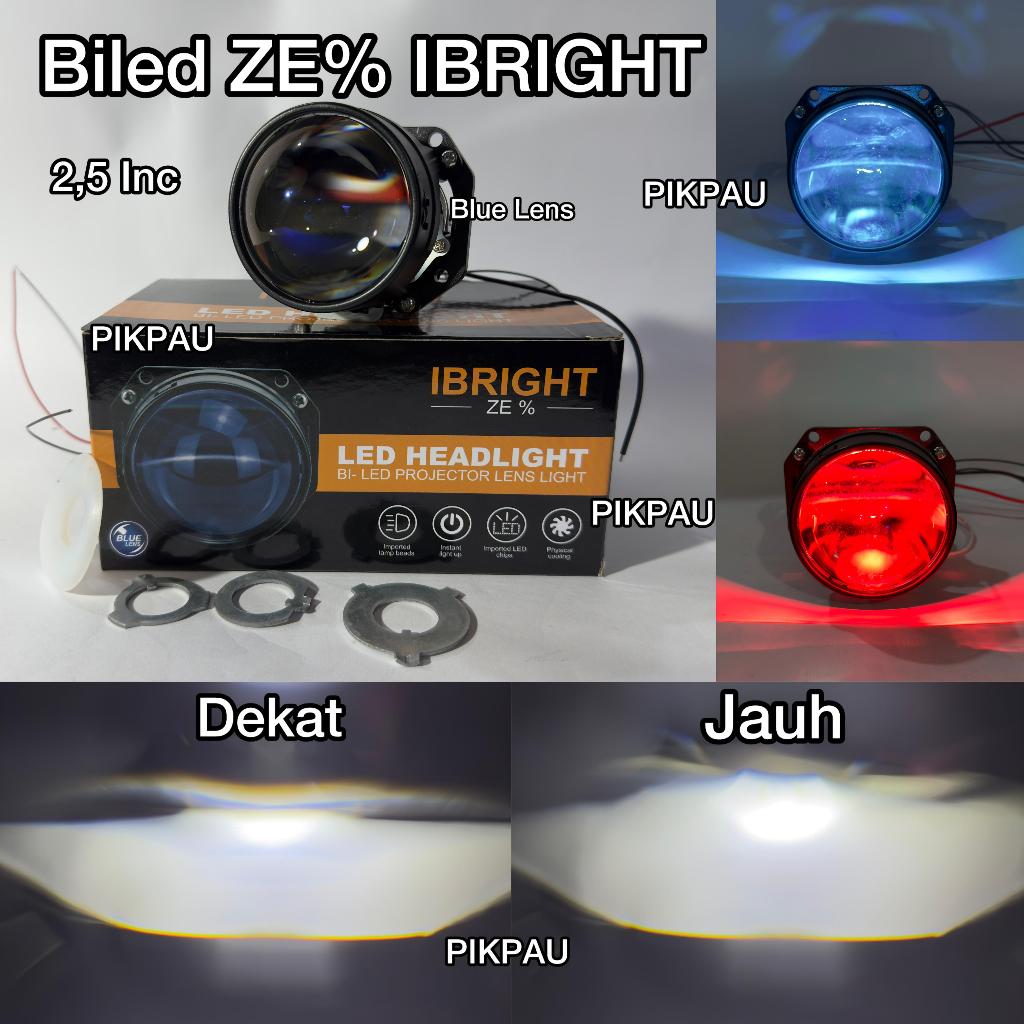 Ibright Headlight ZE% 2.5 INC Blue Lens Original | Shopee Philippines