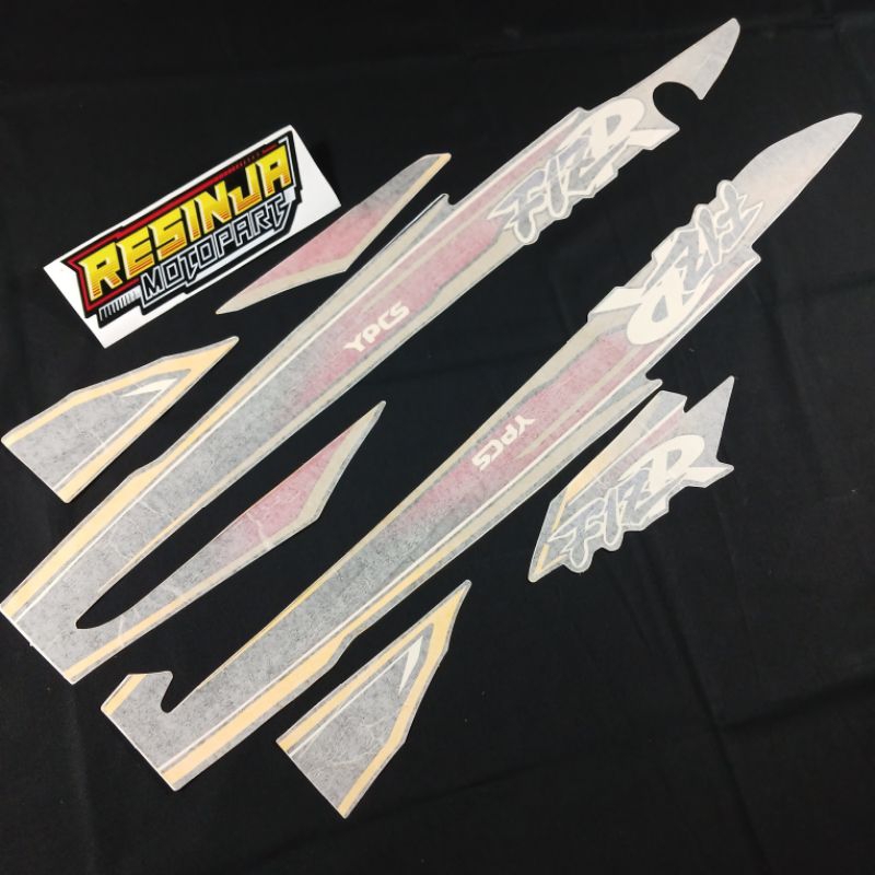 Yamaha F1zr Fizr 1997 97 Black Laminated Body List Sticker Striping ...